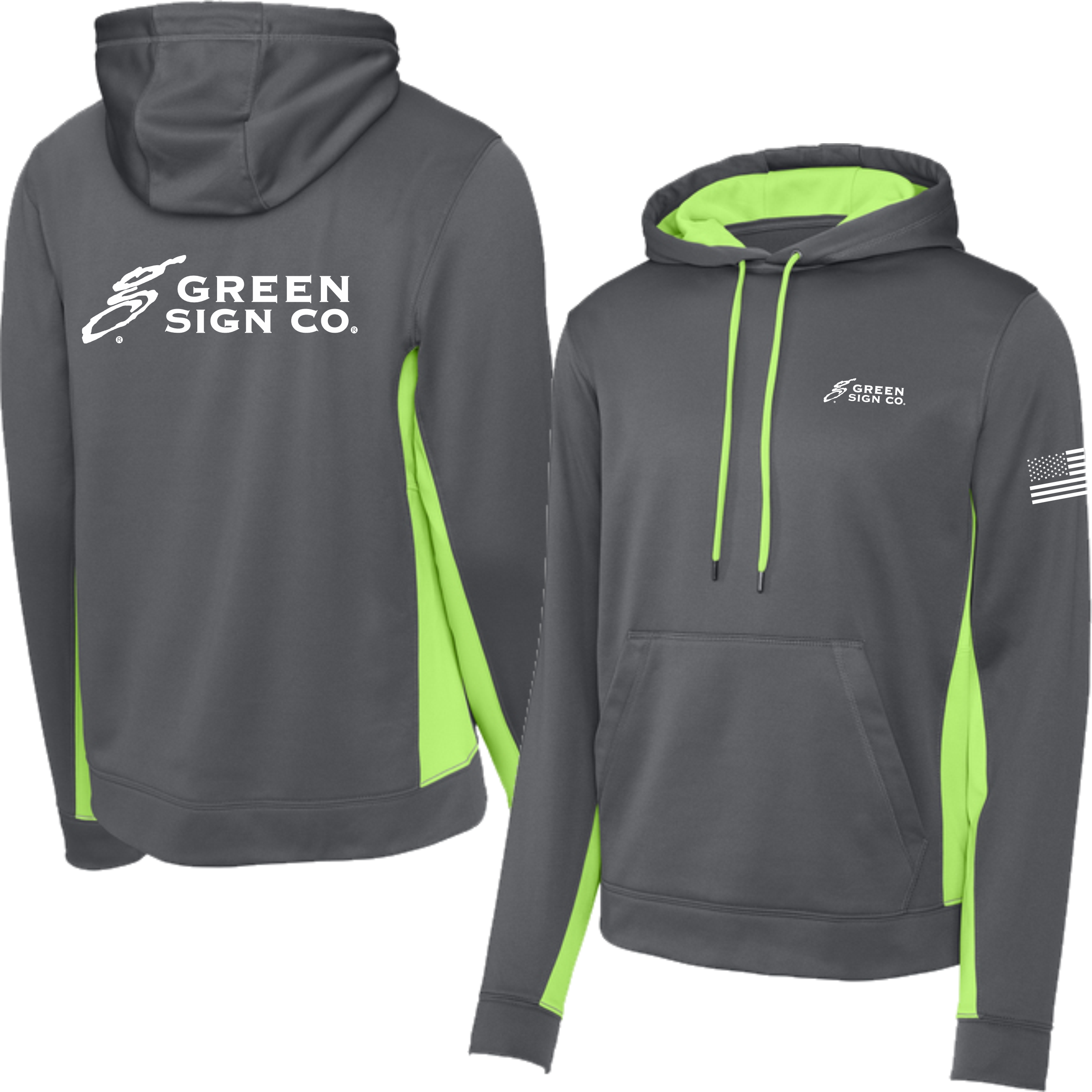 WICKING COLORBLOCK HOODIE | Wrapall Digital Sign Systems